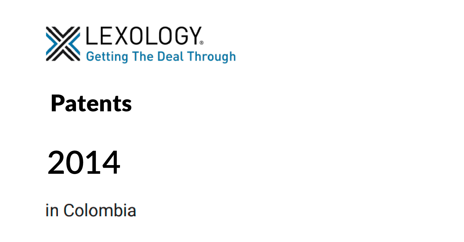 Getting the Deal Through – Patents 2014 - OlarteMoure