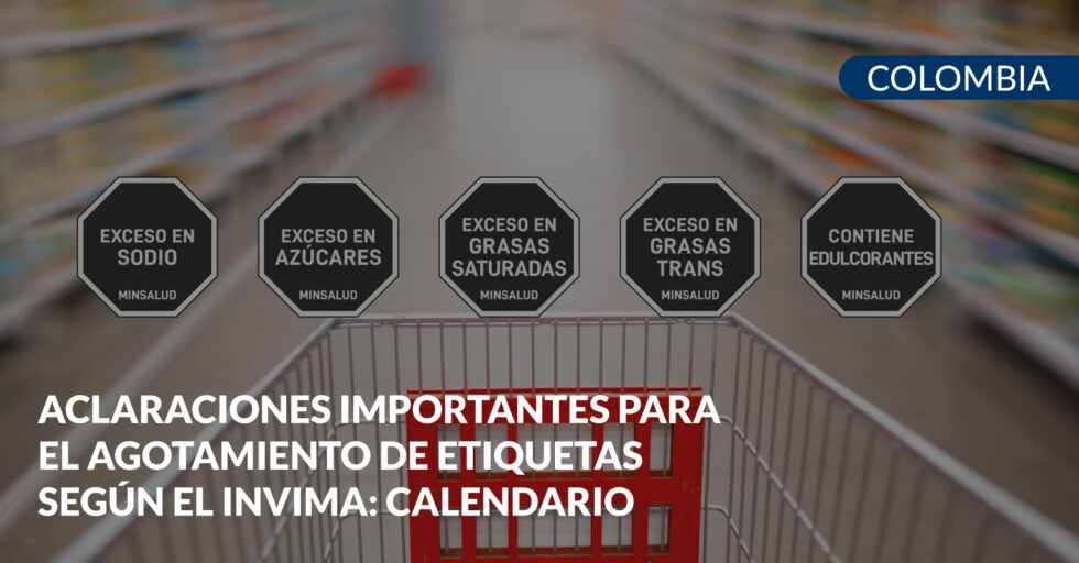 Agotamiento de etiquetas según la Resolución 2492 - OlarteMoure