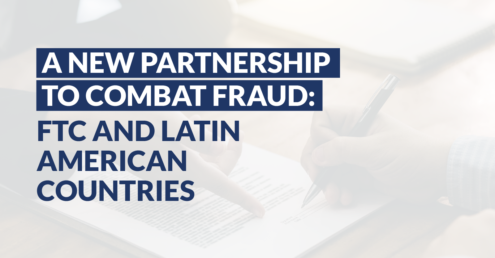 A new partnership to combat fraud - OlarteMoure