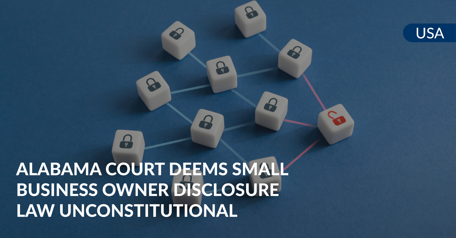 Small business owner disclosure law unconstitutional - OlarteMoure ...
